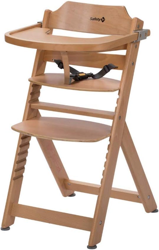 Safety 1st Timba Natural Wood High Chair with tray — Safety 1st UAE